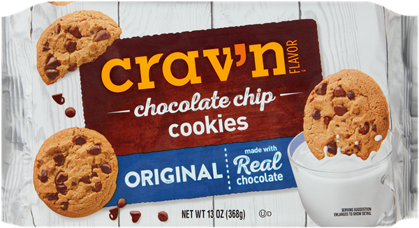 Crav'N Flavor Cookies, Chocolate Chip, Original | Hy-Vee Aisles Online ...